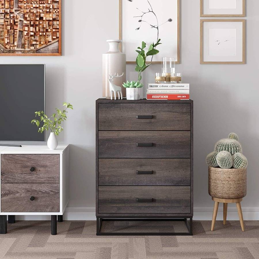 Homfa 4 drawer dresser store